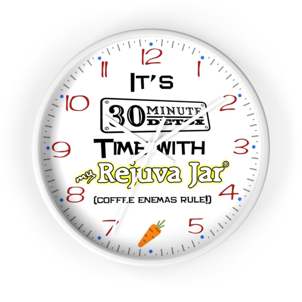 Detox Time! Wall clock – Rejuva Jar® Human Health Store